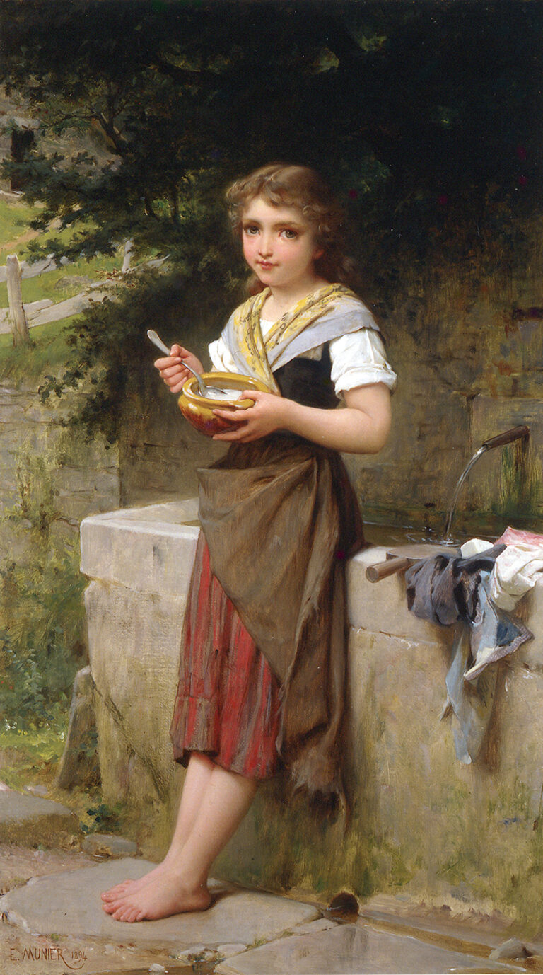 La jeune paysanne - Emile Munier